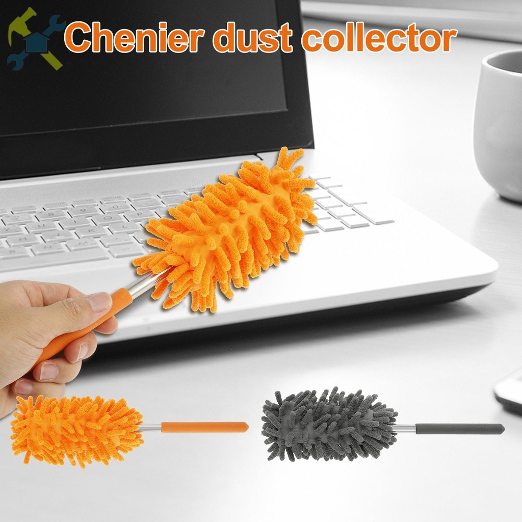Microfiber Duster 11 inch to 30 inch Extendable Hand Duster Washable ...