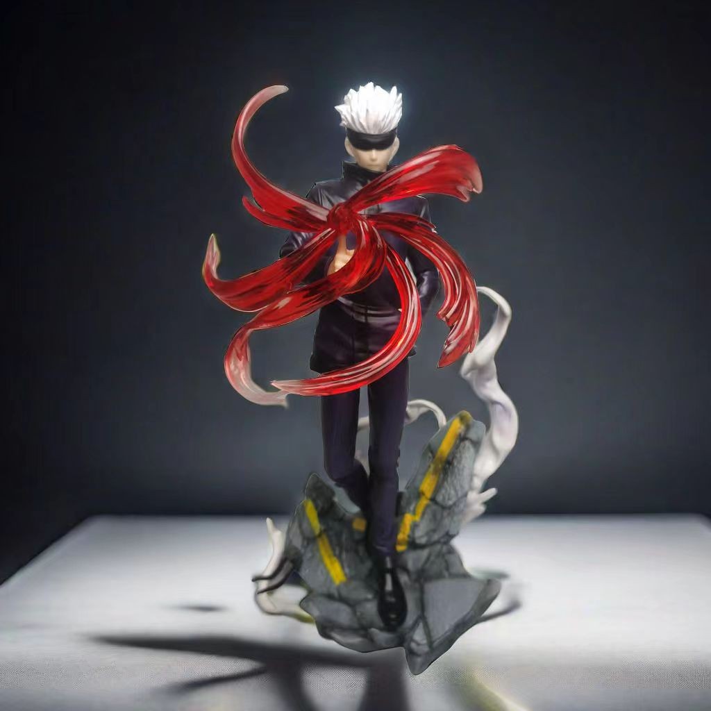 Stock!Jujutsu Kaisen Satoru Gojo Anime Figure Spell Zi Model PVC ...