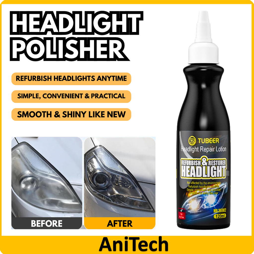 Heavy Duty Polish Lampu Kereta 120g Car Head Lamp Polisher Compound ...