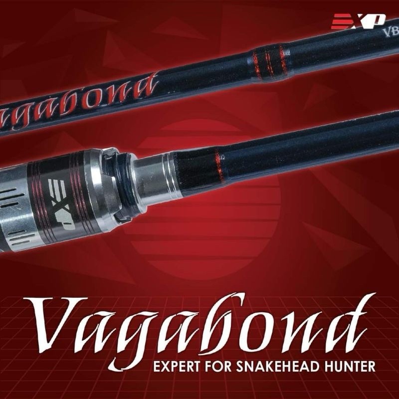 EXP VAGABOND SPINNING/ BAIT CASTING FISHING ROD 🔥Ready Stock🔥 100% ...