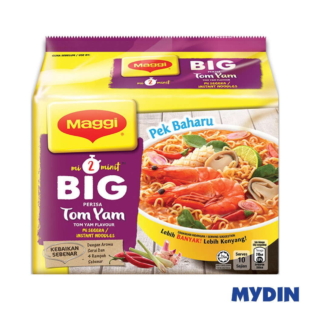 Maggi Big Instant Noodles Tom Yam (5 x 112g) | Shopee Malaysia