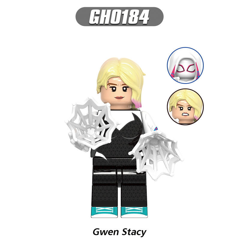 (AD)Gwen G0124 Mini Block Toys Figure 2099 Miles Spider Punk Verse Spot ...