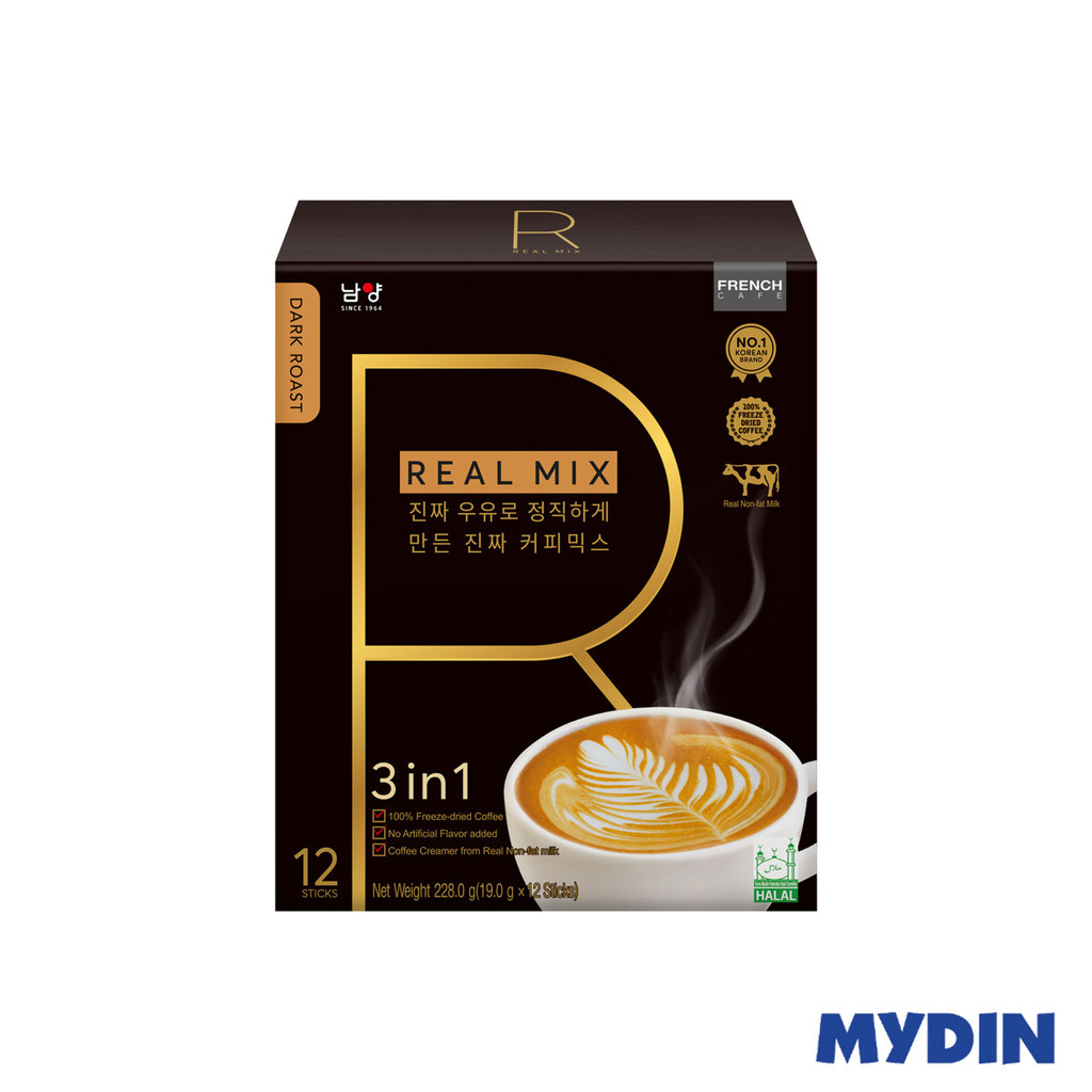 French Cafe Real Mix Dark Roast 3 In 1 (12's x 20g) | Shopee Malaysia