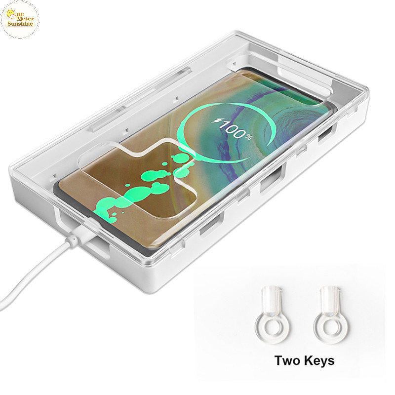 OMS Mobile Phone Jail Timer Lock Box Safe Smartphone Storage Box ...
