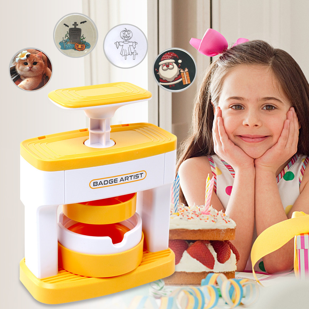 Badge Maker Machine 55mm DIY Button Pin Maker | Shopee Malaysia