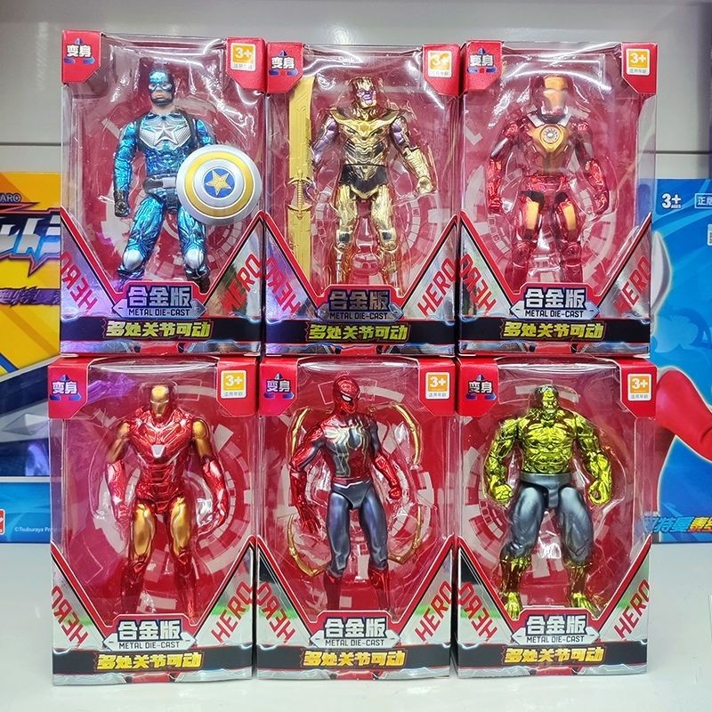 New Alloy Hero Series Avengers Iron Man American Team Multi-joint ...