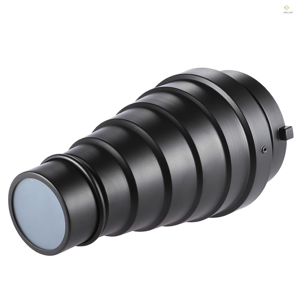 Metal Conical Snoot with Honeycomb Grid 5pcs Color Filter Kit for ...