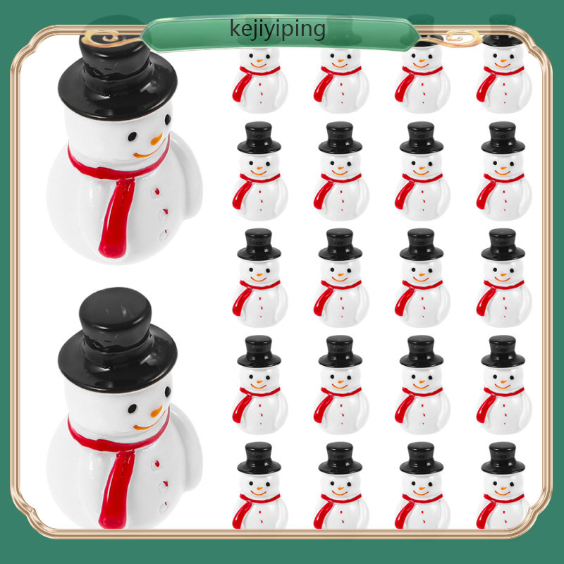 【Ready Stock】 Mini Snowman Ornaments Dollhouses Snowmen Craft Paper ...