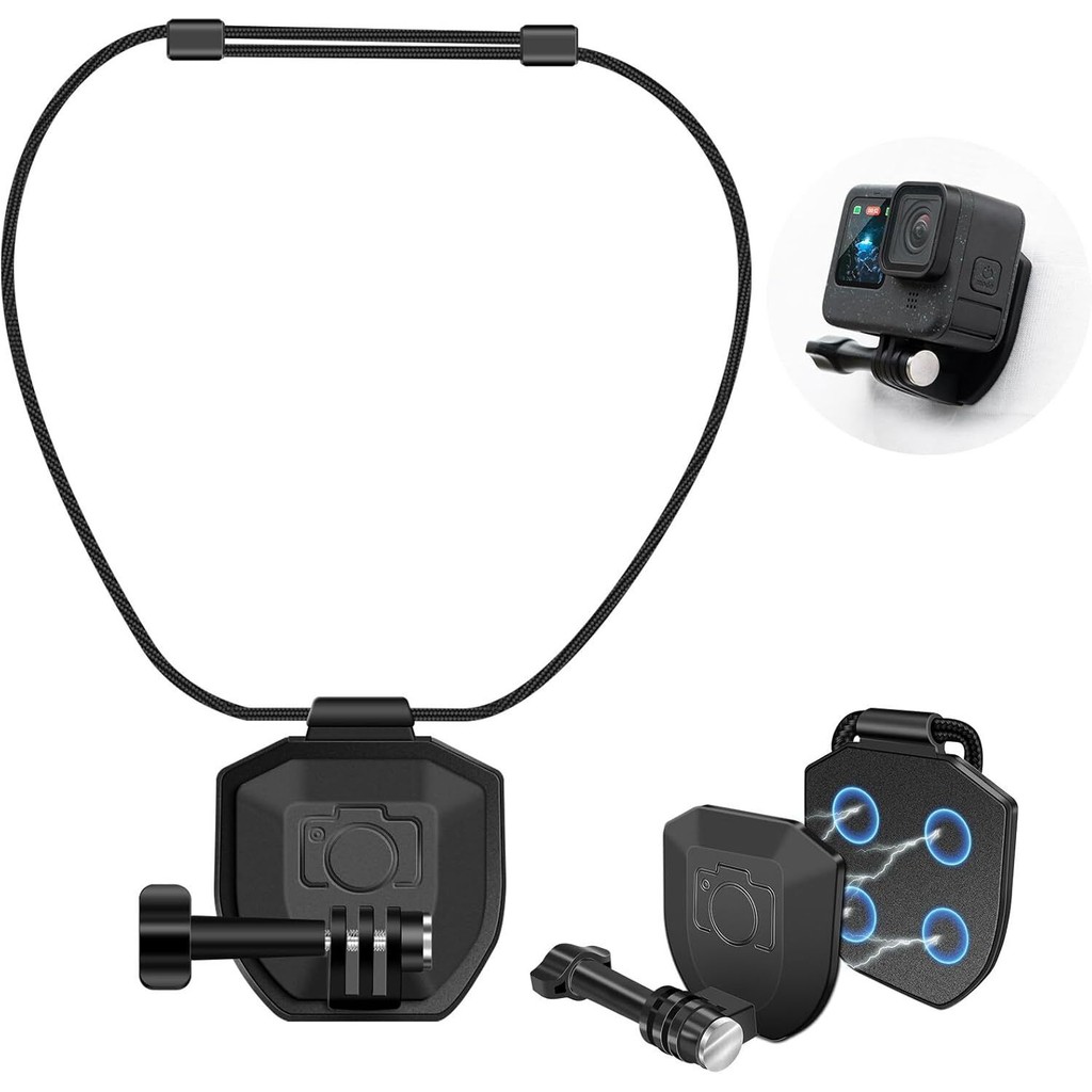 Magnetic Neck Strap Mount First Person View For Action Camera Gopro ...