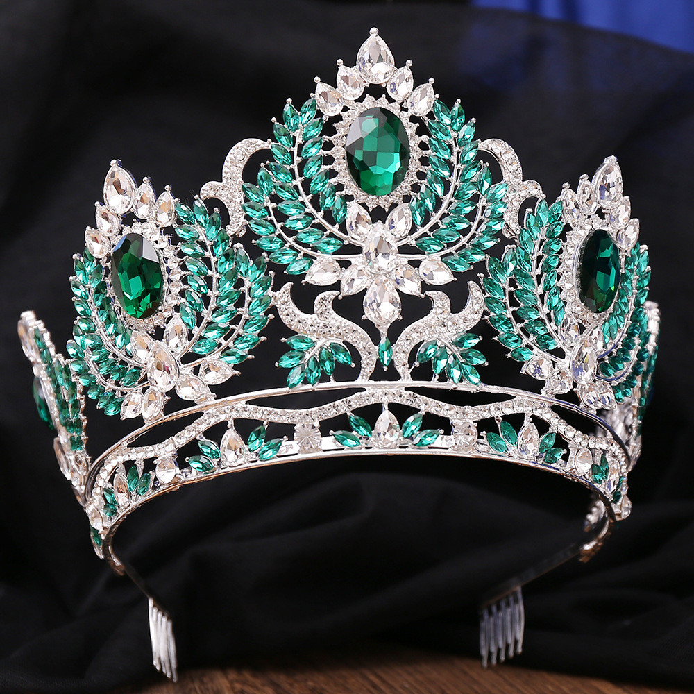 Cross-Border Bridal Crown Luxury Beauty Pageant Big Crown Catwalk ...