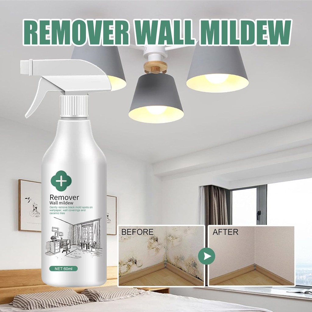 7pcs 500ML House Mold & Mildew Cleaner Spray Living Room Toilet ...