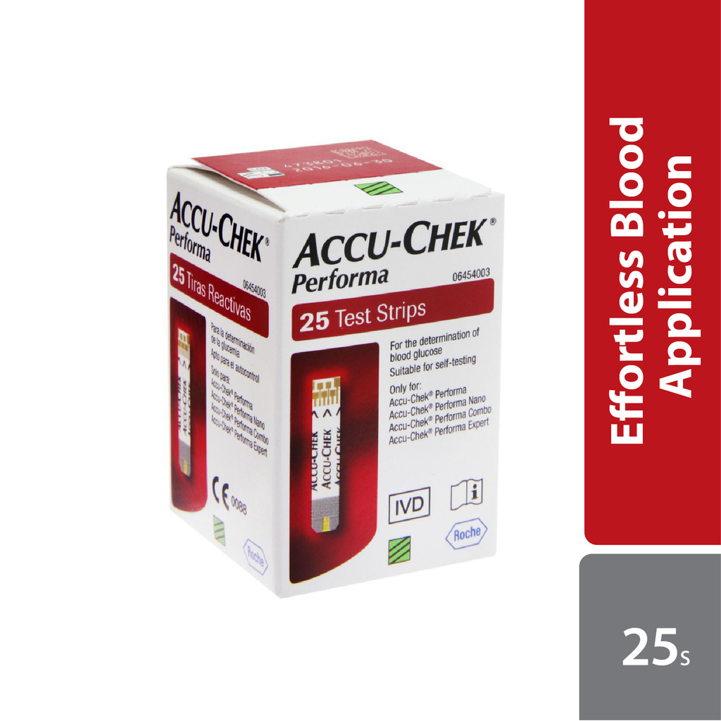 Accu-Chek Performa Test Strips 25s | Shopee Malaysia