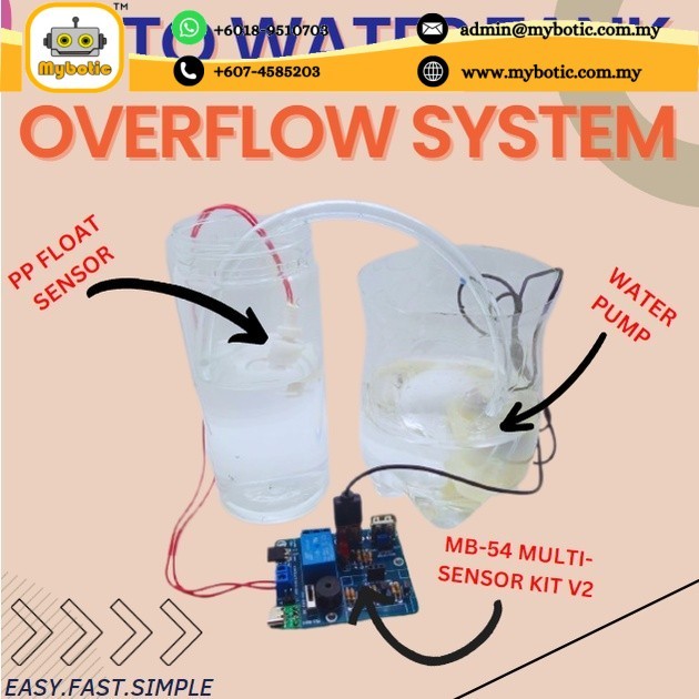 WATER TANK OVERFLOW SYSTEM WITH MB-54 MULTI-SENSOR KIT V2 | Shopee Malaysia