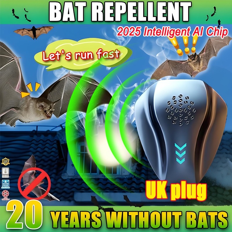 Bat repellent UK plug bat repeller bird Repellent Penghalau Serangga ...