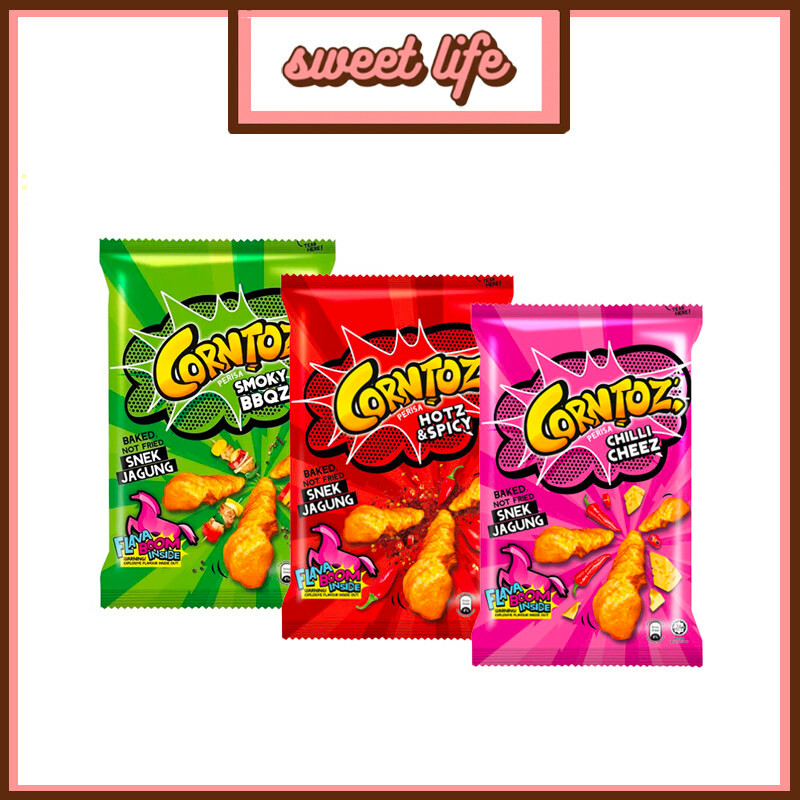 100G CORNTOZ BIG ( CORNTOZ / JAJAN / SNACK / BBQ / CHEESE / CHILI ...