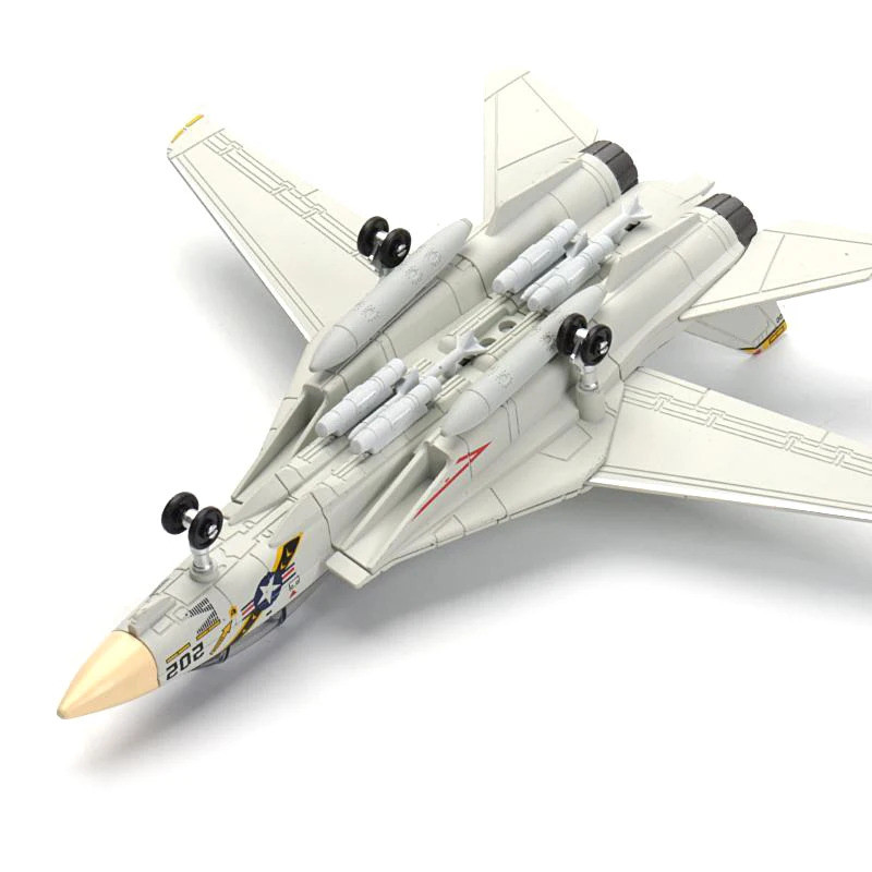 1:72 Scale F14 Tomcat Fighter Jet Model Plastic Aircraft with Detailed ...