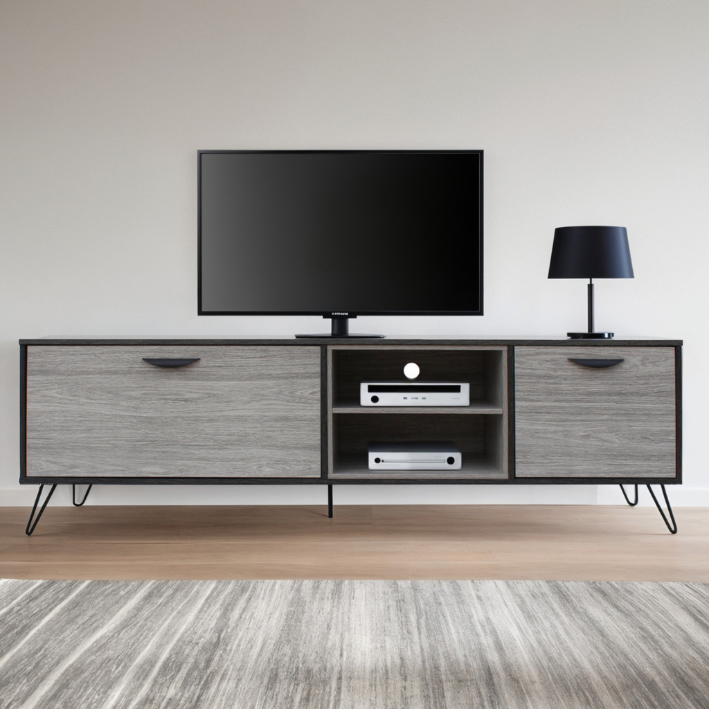 Tomato Home Modern 6FT TV Cabinet | Fits up to 65" TV | 1800mm Storage ...