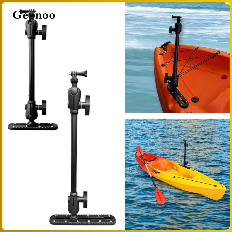Gepnoo Kayak Track Camera Mount Stand Kayak Accessory Angle Adjustable ...