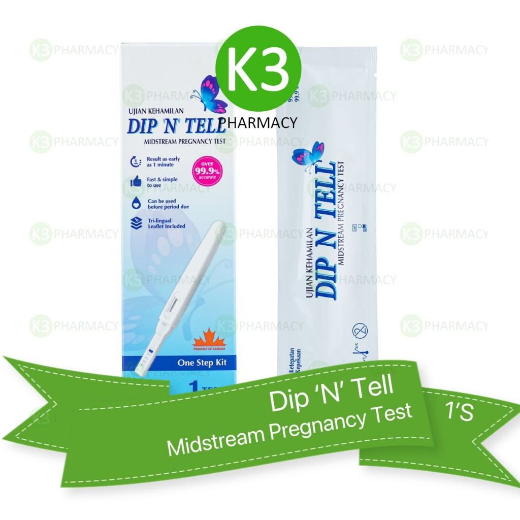 Dip N tell Midstream Pregnancy Test (1'S) | Shopee Malaysia