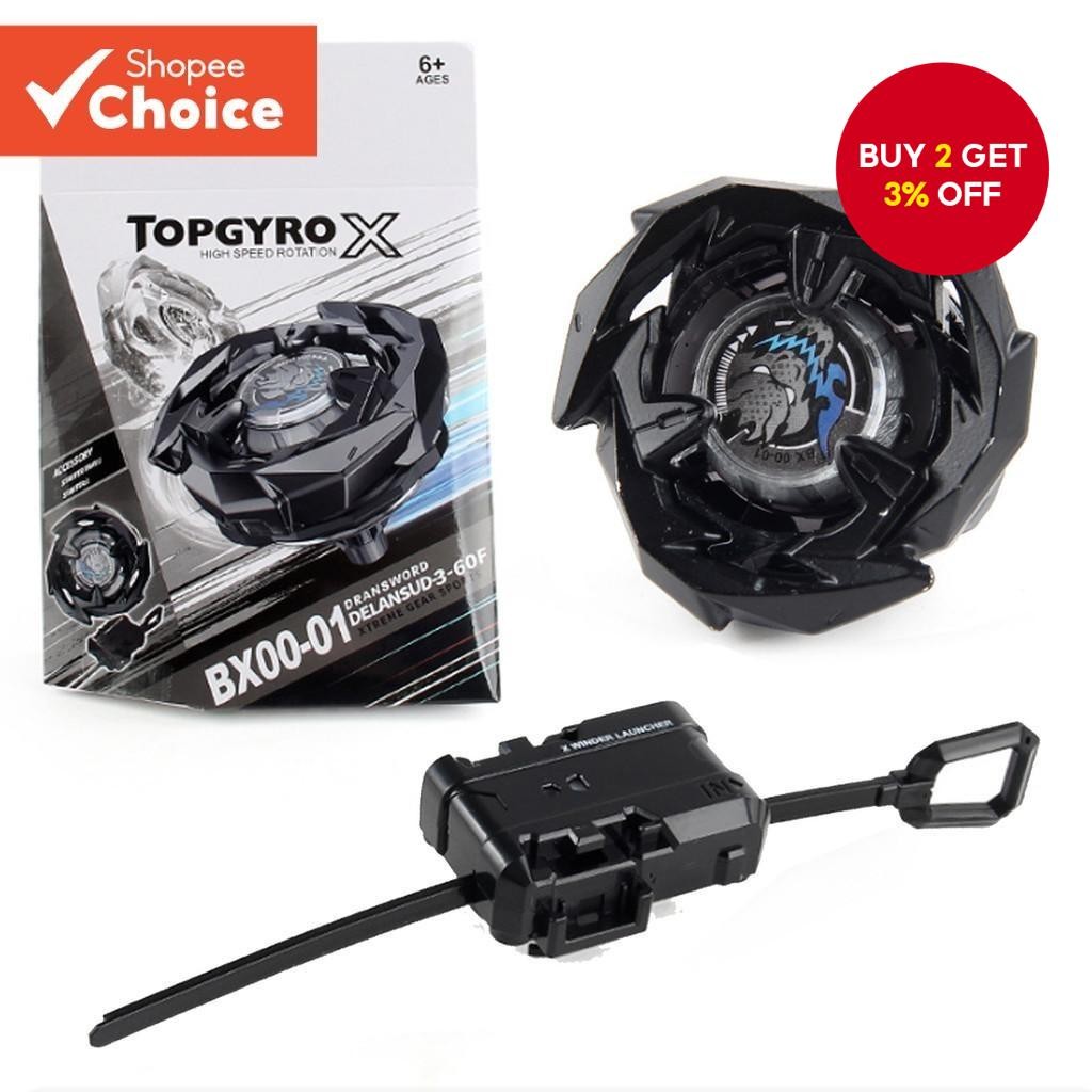 Limited Edition Beyblade X BX-01 Dran Sword Black Beyblade Xtreme with ...