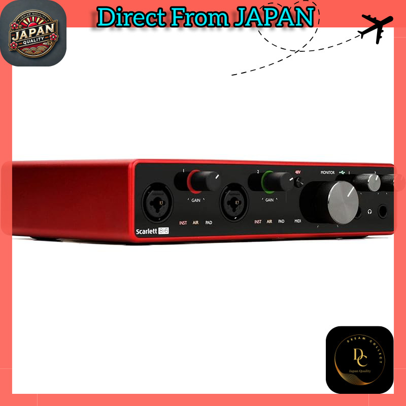 [Reconditioned] Focusrite Scarlett 8i6 3rd Gen USB Audio Interface for ...