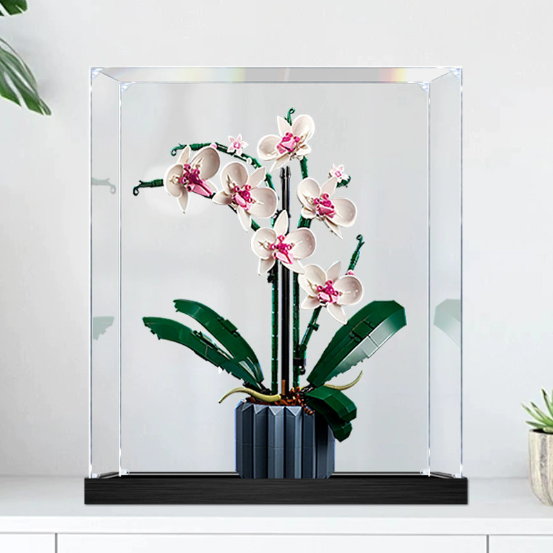 Lego 10311 兰花透明展示盒 | Popmart Labubu Zimomo收藏箱 | 植物模型收纳盒 Kotak Pameran ...