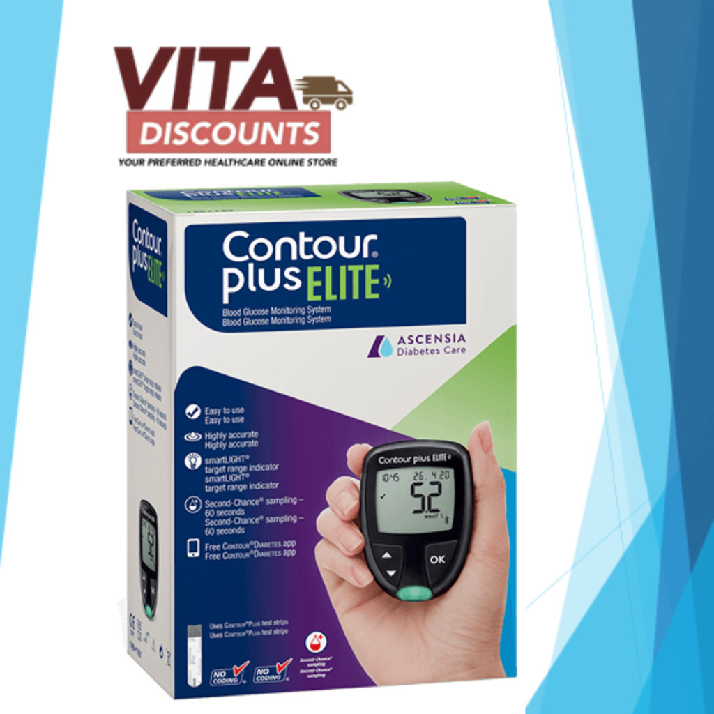[NO TEST STRIPS INCLUDED] CONTOUR PLUS ELITE BLOOD GLUCOSE MONITORING ...