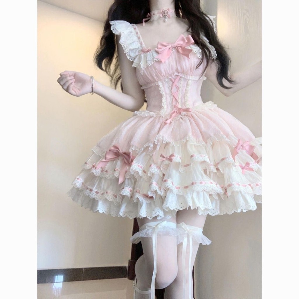 Xiao Fu Die Ballet Cake Heartbeat Original Lolita Dress | Shopee Malaysia