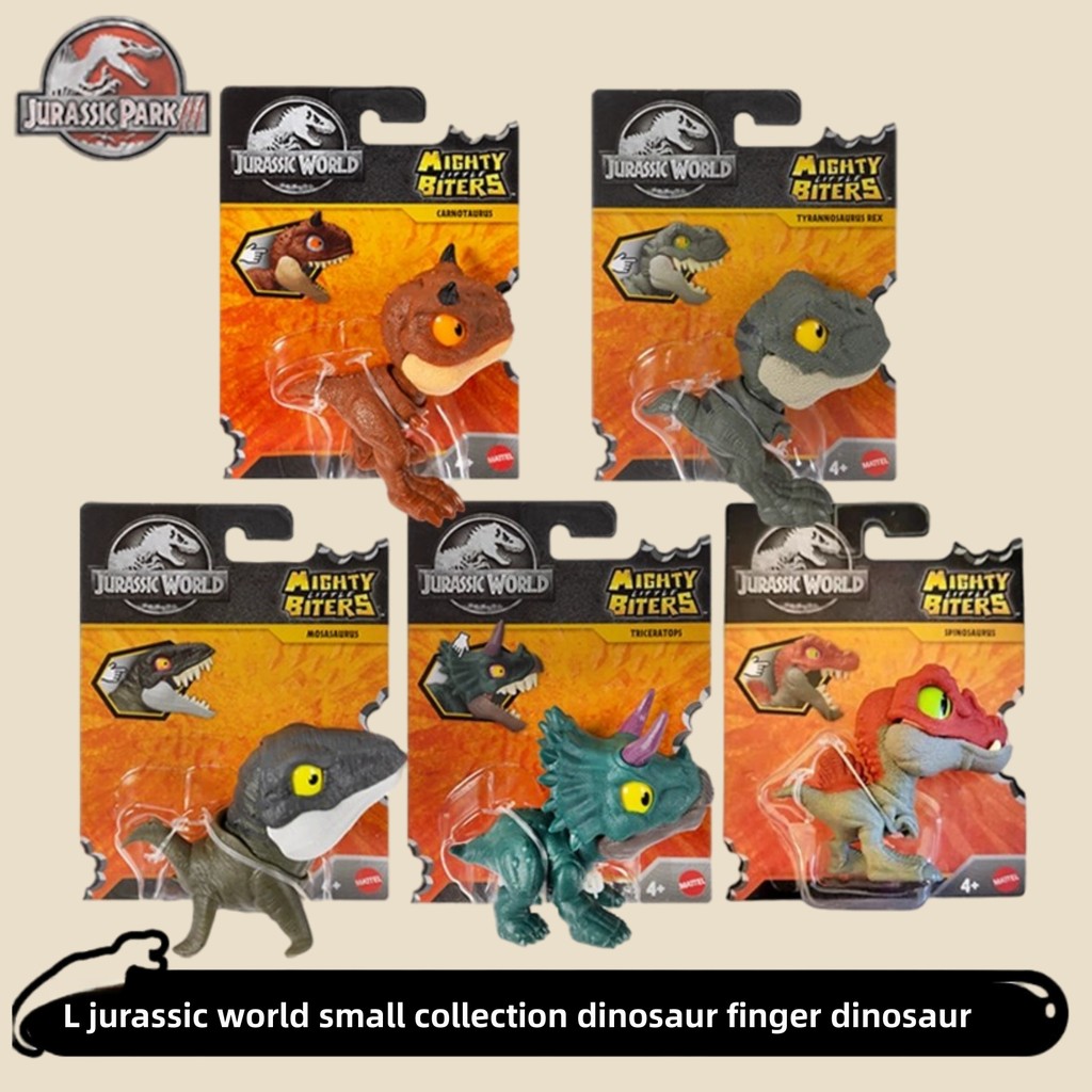 Mattel Jurassic World Mini Dinosaur Toy JFC86 – Finger Puppet ...