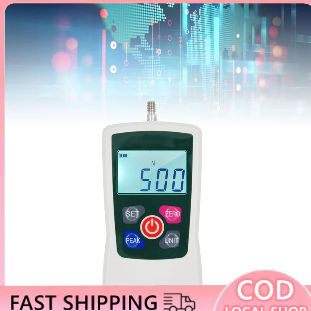 Digital Force Gauge Push Pull Meter 500N Portable Handheld with Unit ...