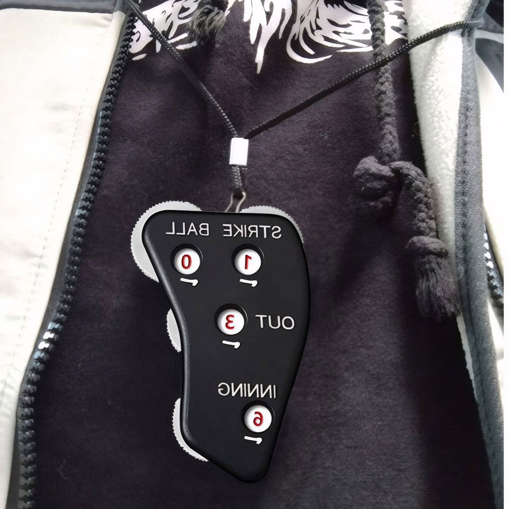 4 Wheel Baseball Counter Non-Slip Baseball Umpire Clicker Softball ...