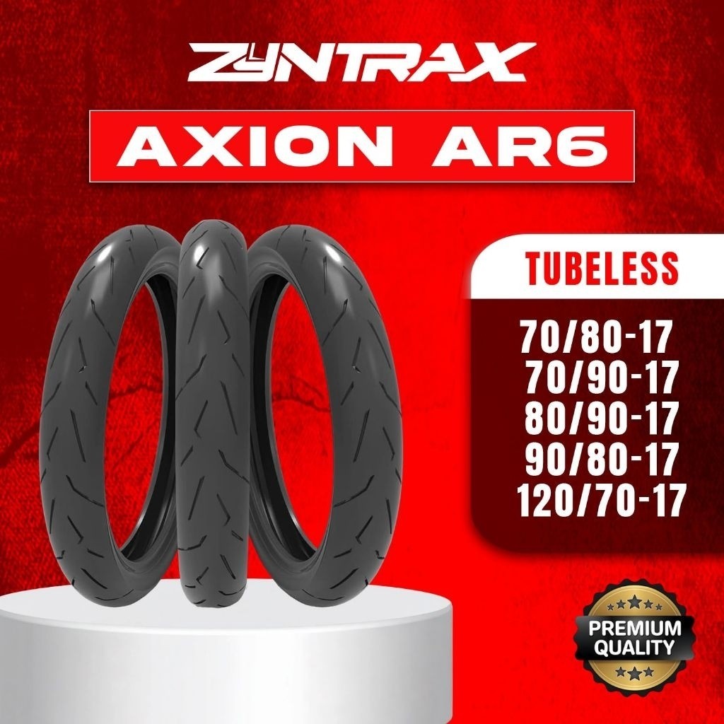 TYRE GRIP ZYNTRAX AXION AR6 TUBELESS MEDIUM COMPOUND TAYAR MOTORSIKAL ...