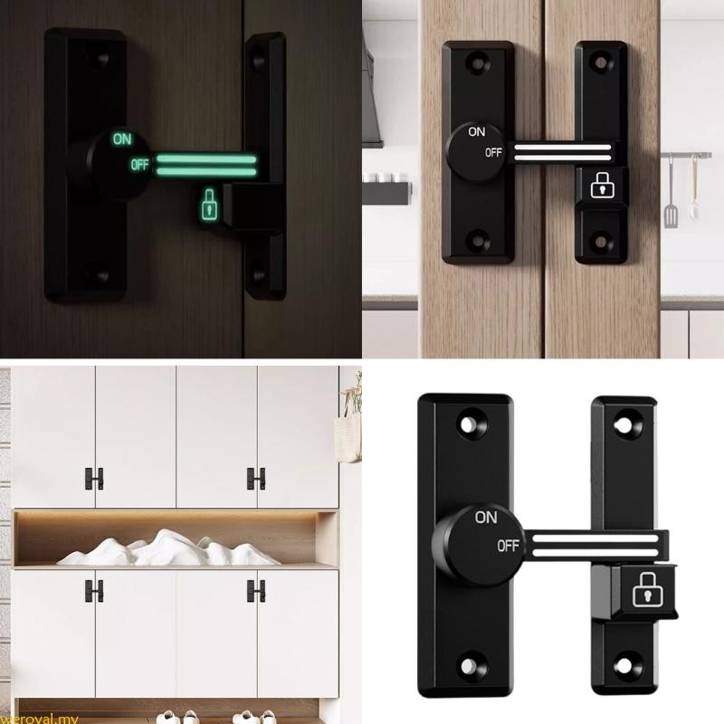 weroyal Easy Installion Designs 90 180 Degree Door Latches Lock for ...