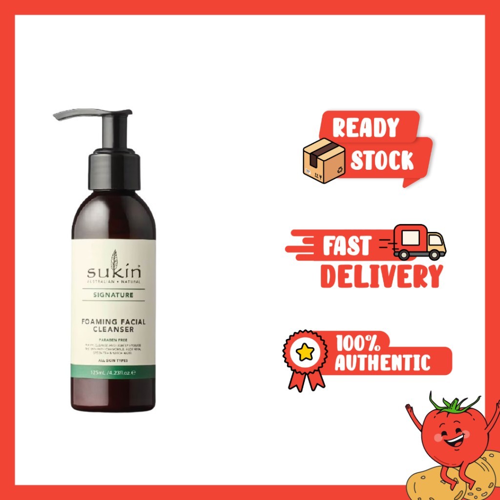 SUKIN SIGNATURE FOAMING FACIAL CLEANSER (PUMP) 125ML | Shopee Malaysia