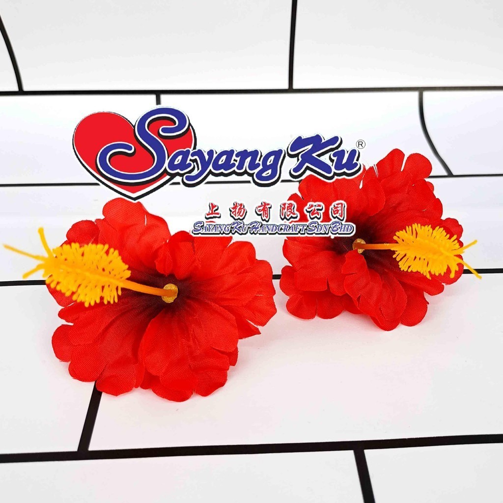 Bunga Raya Artificial Malaysia 2024 (Merah, Putih Dan Kuning) / Bunga ...