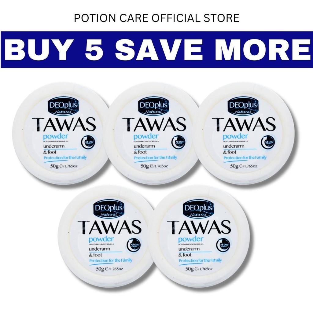 BUY 5 SAVE MORE Deoplus Powder Tawas for Foot and Underarms Skin ...