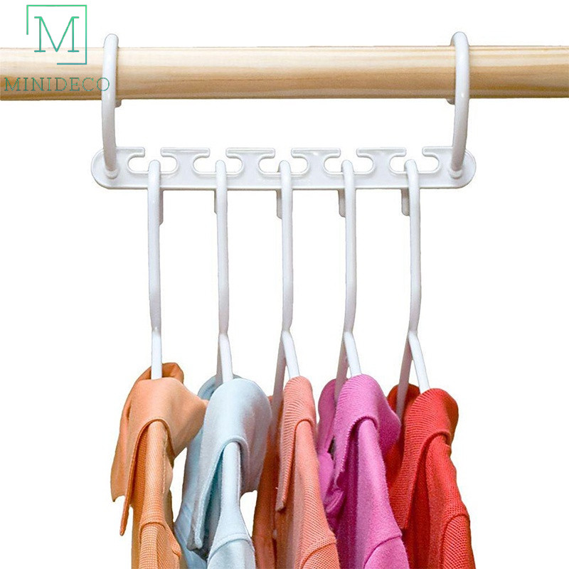 Magic Hangers Save Space Saver Magic Clothes Hanger Clothing Rack ...