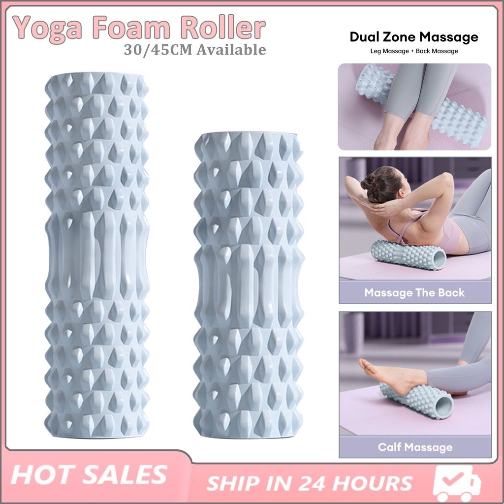 Foam Roller Deep Tissue Gym Massage Grid Muscle Trigger Point Yoga ...