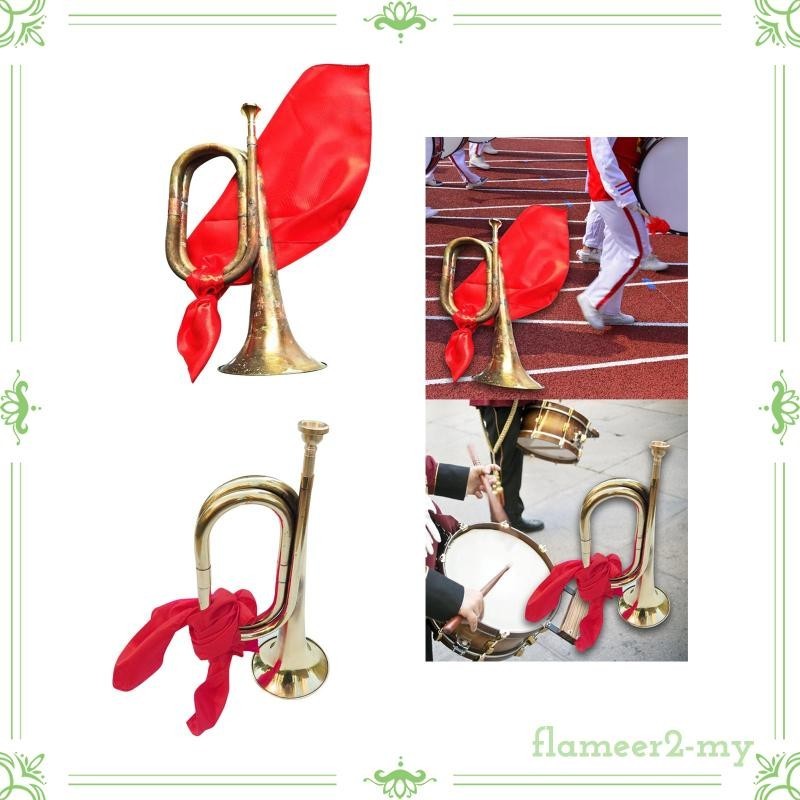 [FlameerdbMY] Solid Copper And Brass Bugle Marching Bugle Music ...