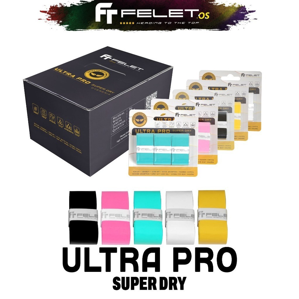 FELET Ultra Pro Super Dry Over Grip | Shopee Malaysia