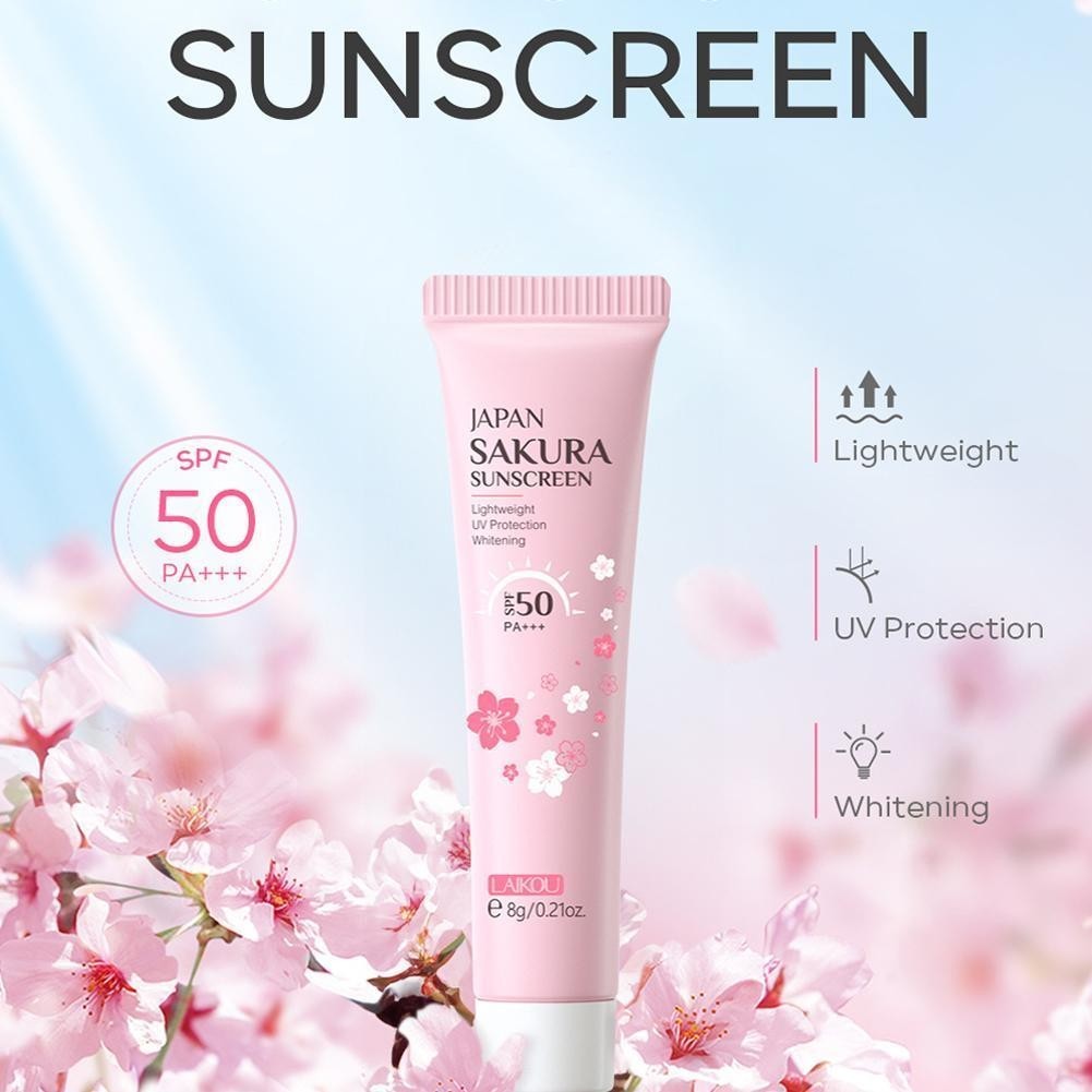 Laikou Sunscreen Whitening Creams Sakura Face Body Spf50 Long Uv ...