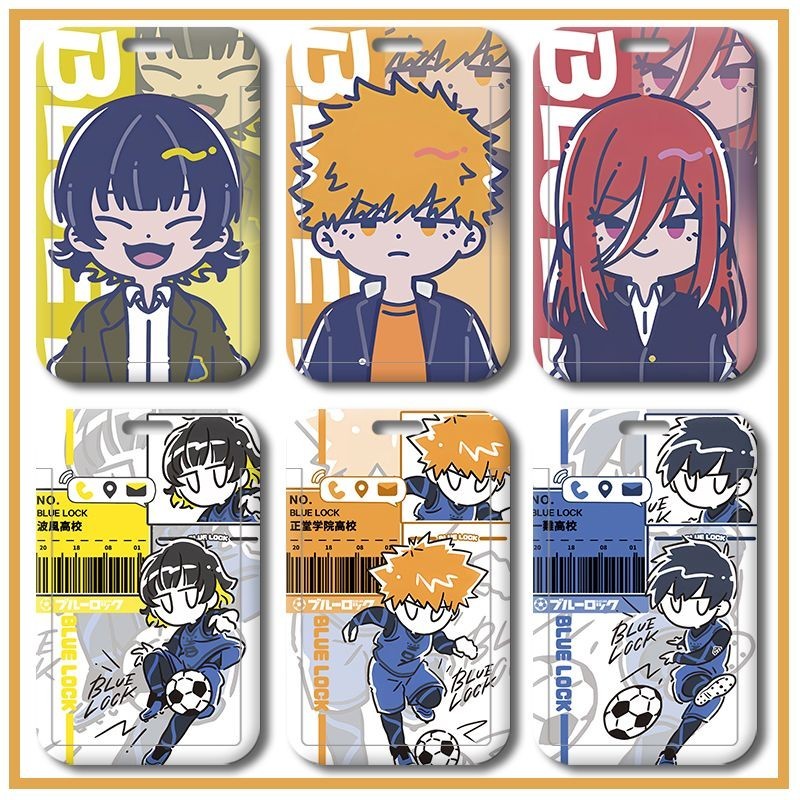 Blue Lock Ins Version Custom Card Holder Student's School Badge Bus ...