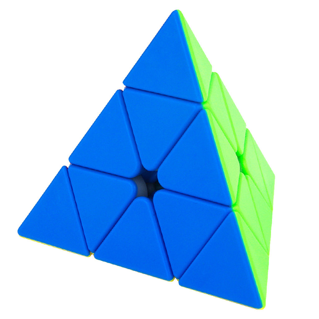 New Magnetic Magic Pyramid Cube Stickerless Yongjun Magnets Triangle ...
