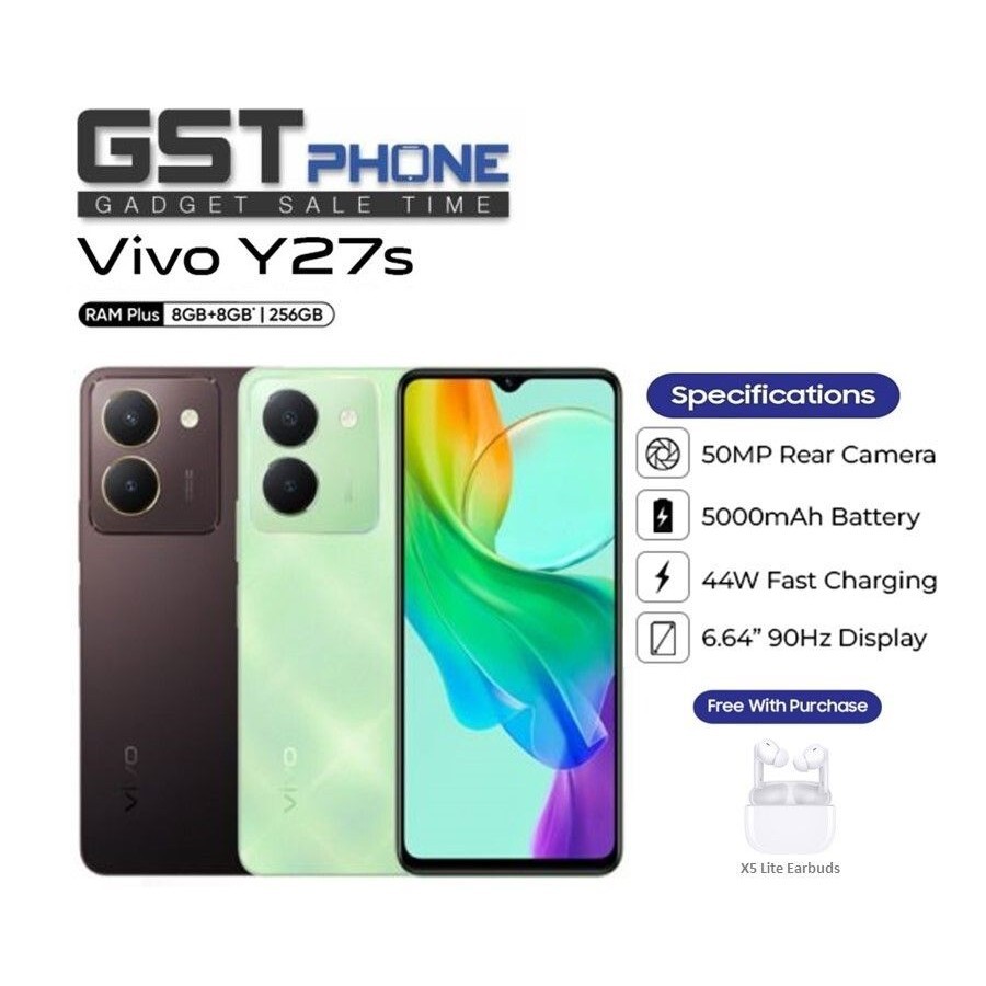 vivo Y27s (8GB+8GB Extended Ram+256GB Rom) (Original Malaysia Set) With ...
