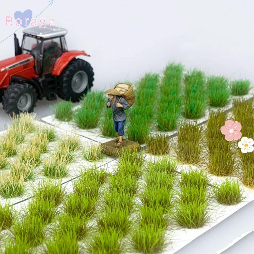 BORRAONE Grass Tuft DIY Handmade Material Simulation Turf Building ...