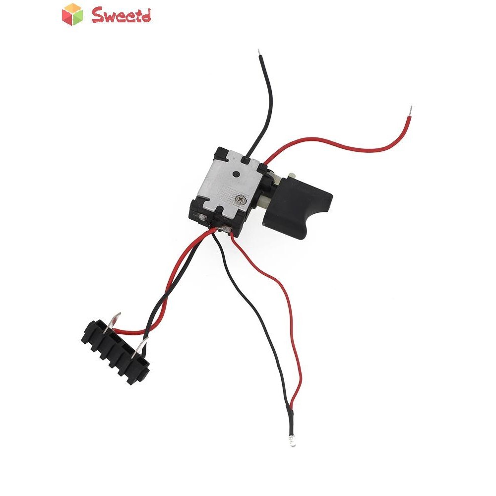 Control Push Button 21V 65*40mm Black Cordless Drill Switch Trigger ...