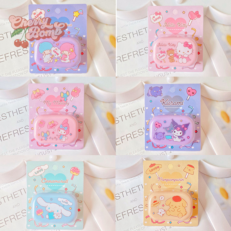 (Cherry Bomb) Sanrio HelloKitty Melody Cartoon Contact Lens Box ...