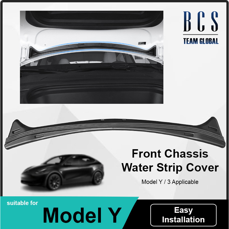 ( READY STOCK ) BCS Front Chassis Water Strip Cover for Tesla Model Y ...