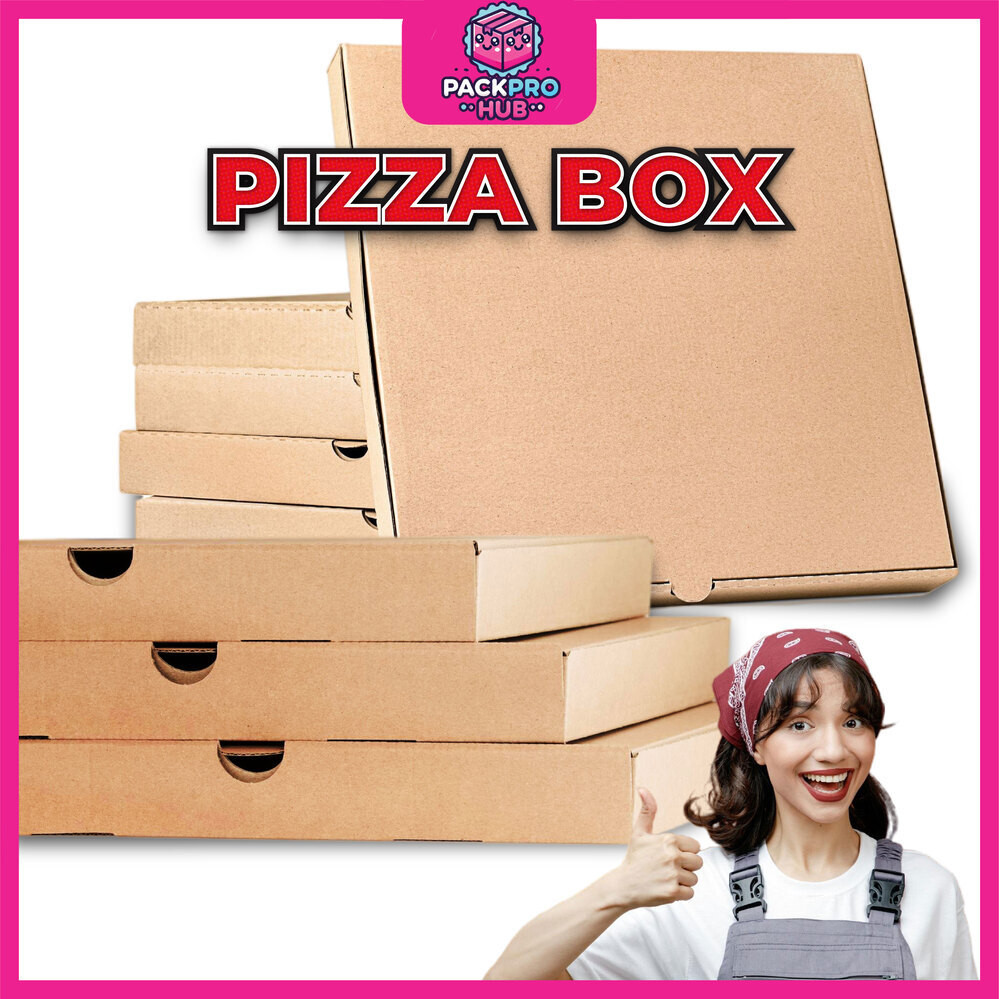 PACKPRO Pizza Box|Food Box Cake Box Shipping Food Storage Boxes | Kotak ...