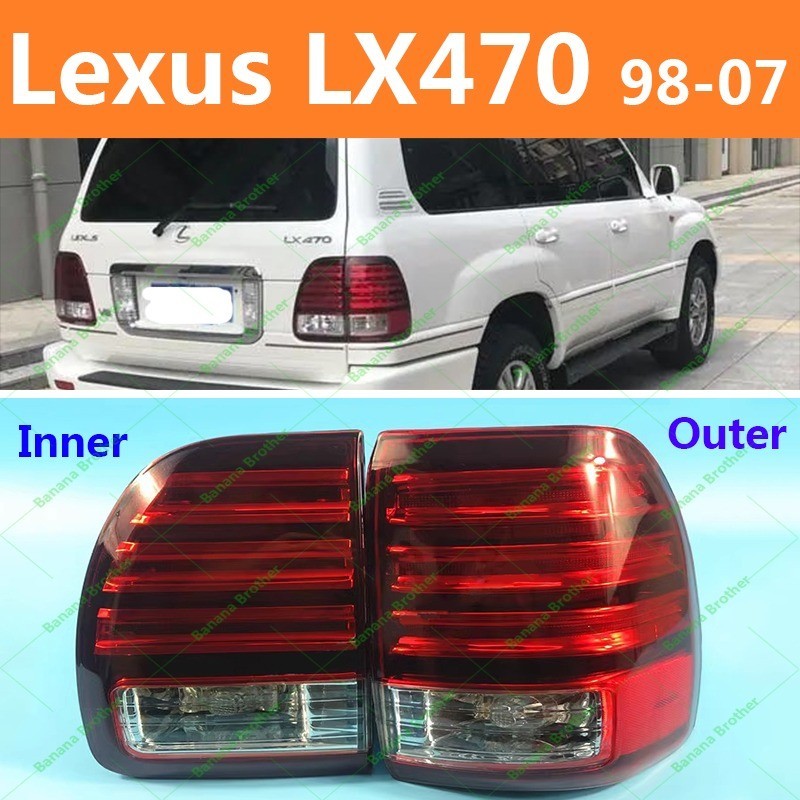 FOR Lexus LX470（98-07）TAILLIGHT TAIL LIGHT TAIL LAMP BRAKE LIGHT BACK ...